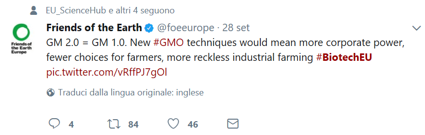 Tweeting for and against new ag-biotech in Brussels | CRISPeR FRENZY